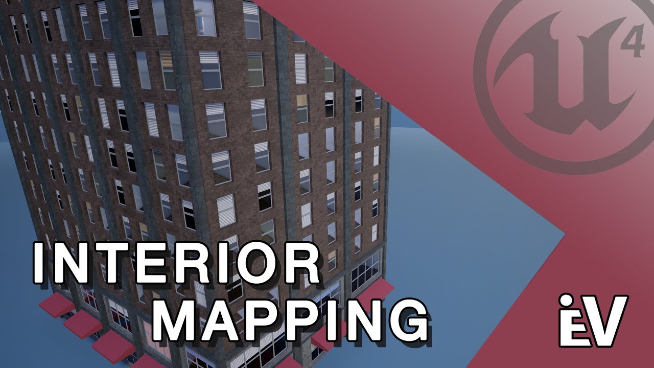 Создание Interior Mapping Material в Unreal Engine 4 - YouTube
