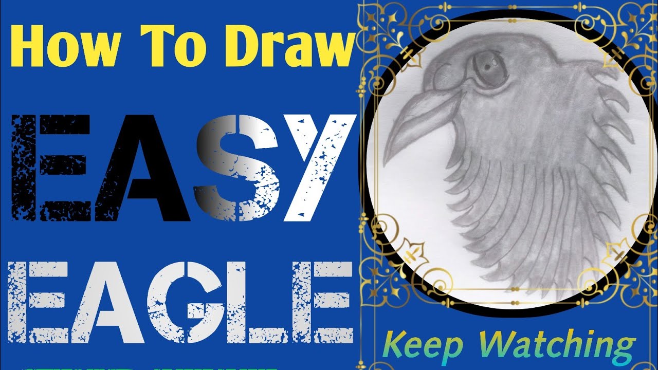 How to draw very easy eagle... Unique Art || - YouTube
