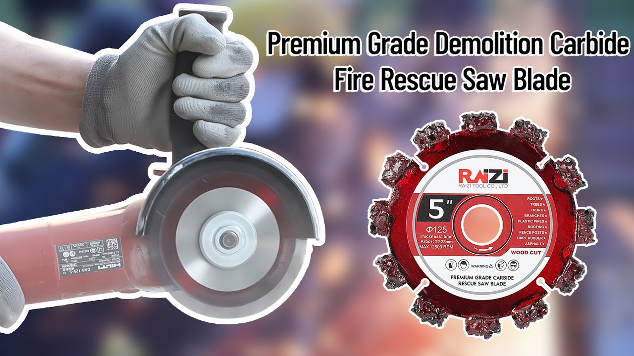 Raizi Premium Grade Demolition Carbide Fire Rescue Saw Blade for Stone ...