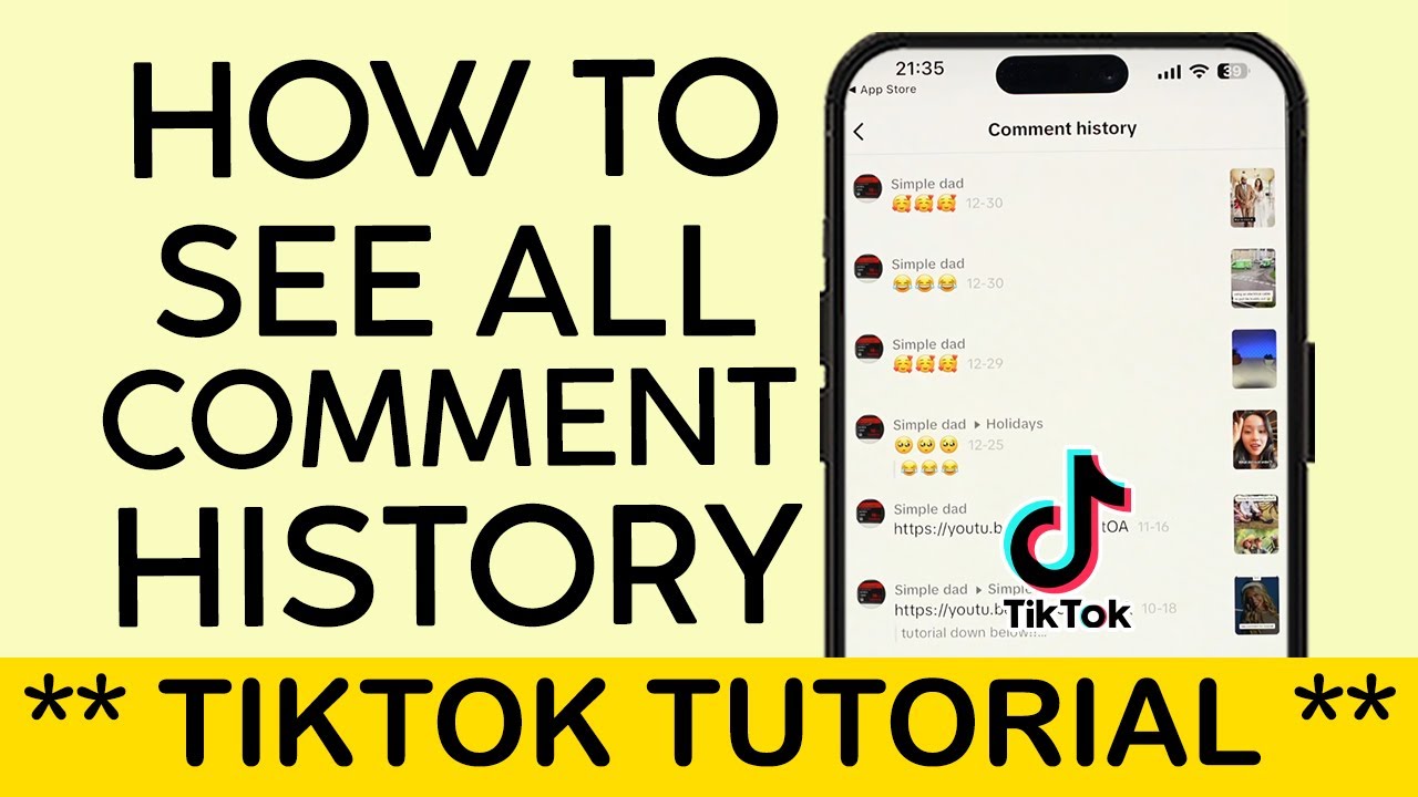 How to See All Your Comments on Tiktok App | See The Comments You Have ...
