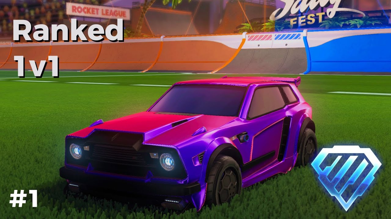 Rocket League Diamond 1v1 Gameplay (No commentary) - YouTube