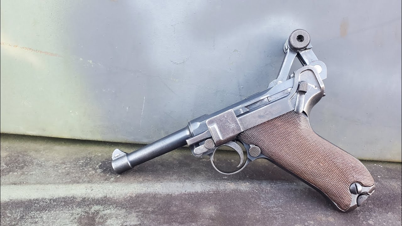 Old Luger part 2 (after treating rust) - YouTube