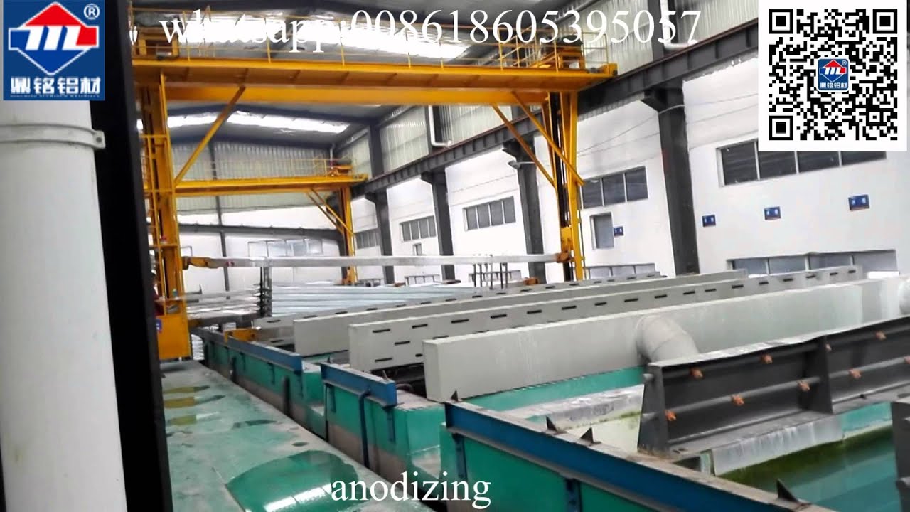 aluminium extrusion,aluminium profile process anodizing - YouTube