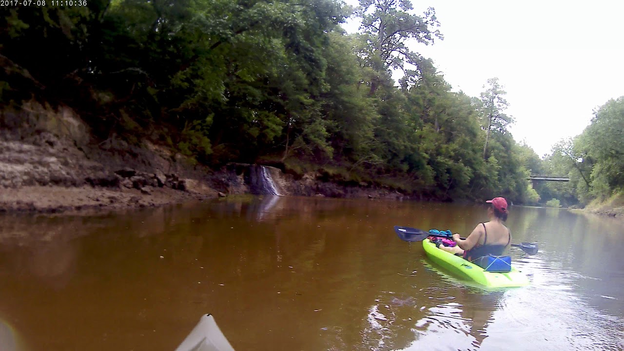 Mineral Stream and Waterfall on Leaf River Mississippi - YouTube