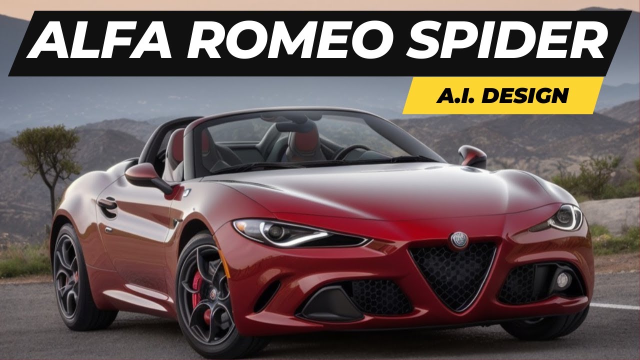 New Alfa Romeo Spider Designed By Artificial Intelligence - YouTube