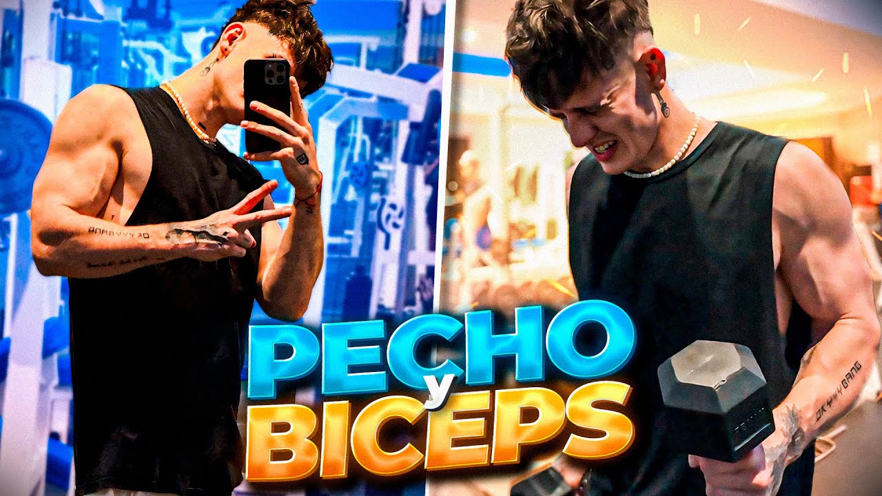La RUTINA DEFINITIVA de PECHO y BICEPS con un ENTRENADOR PROFESIONAL ...