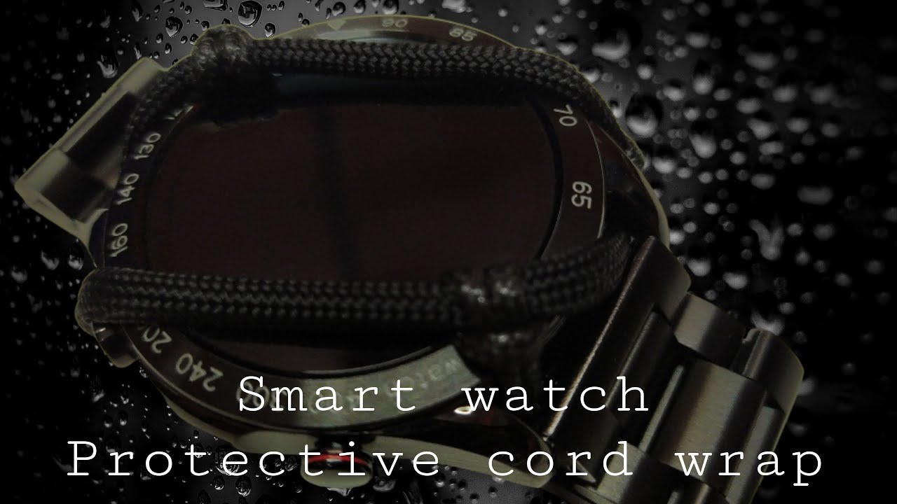 Smart watch Protective cord wrap | DIY - YouTube