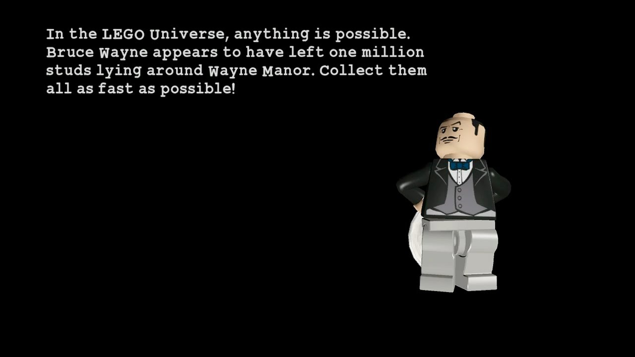 Lego Batman; Wayne Manor level; 1,000,000 stud Challenge - YouTube