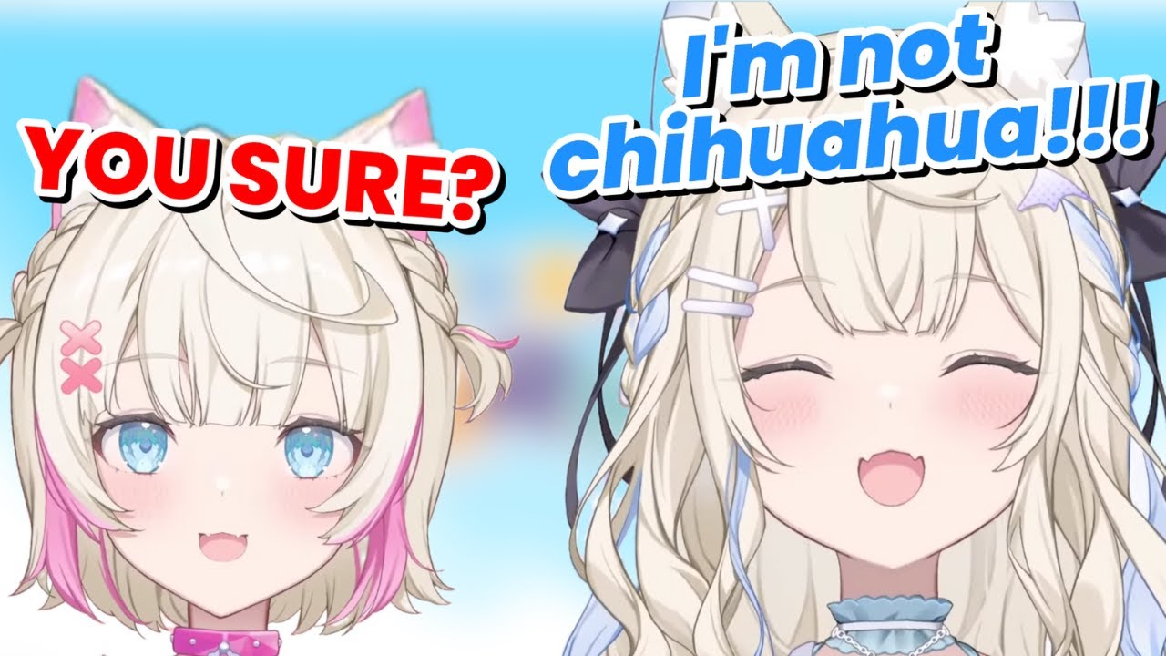 Mococo teases Fuwawa for messing up her intro during the chess game ...
