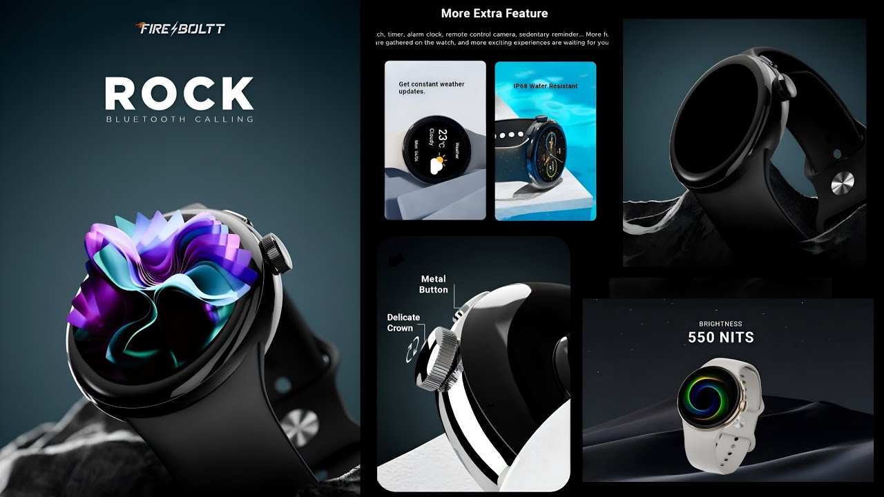 Fire boltt rock smartwatch Full Specifications || Best smartwatch 2023 ...