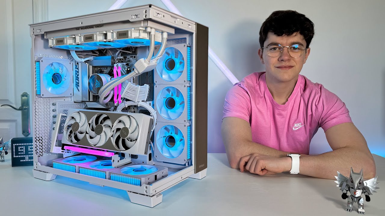 All white PC with the new RTX 5080 - Antec C8 Aluminum White PC Build ...