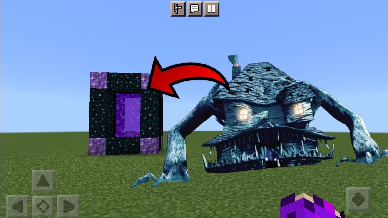 How to MAKE a portal to Monster House in MİNECRAFT | #video #minecraft ...