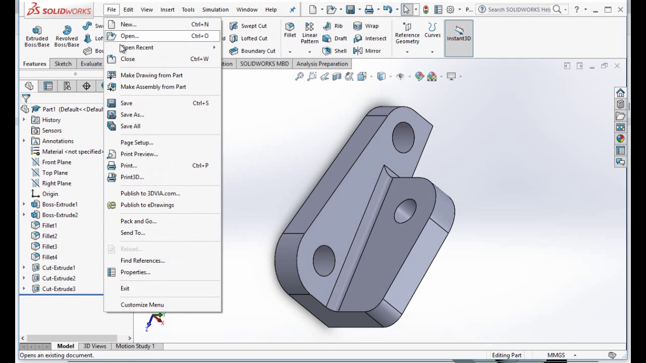 SolidWorks Mountainboard Lesson 3b: Exercises 9 & 10 - YouTube