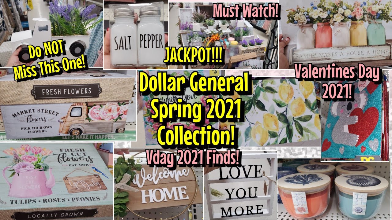 JACKPOT MUST WATCH DOLLAR GENERAL SPRING 2021 COLLECTION SHOP WITH ME ...