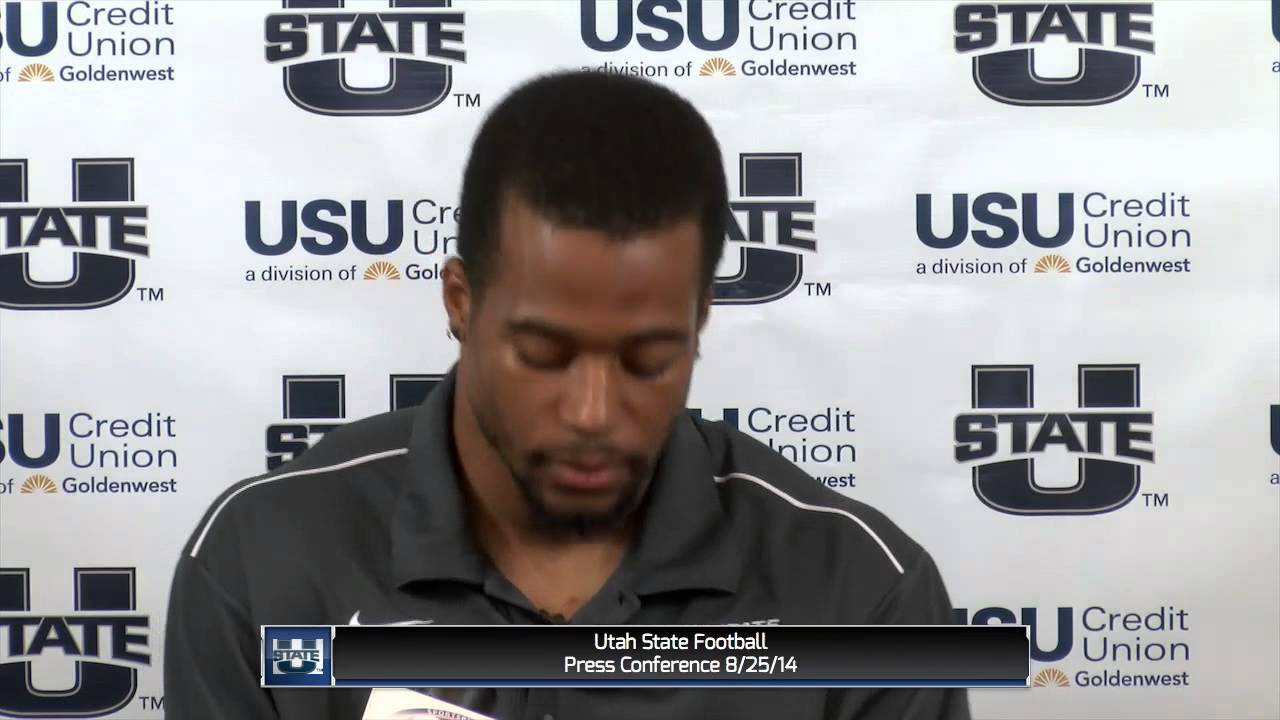 Utah State Football Press Conference - August 25, 2014 - YouTube