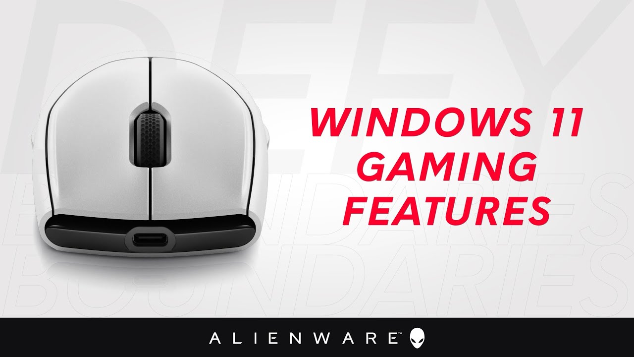 Alienware Gaming Features on Windows 11 - YouTube