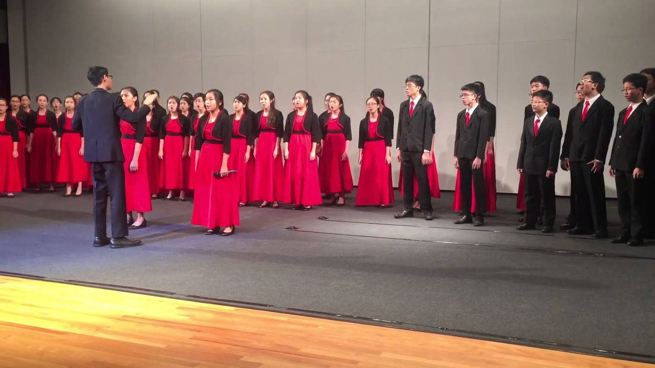 Xinmin Secondary School,Open House 2015 CHOIR TEAM song"You Raise Me Up ...