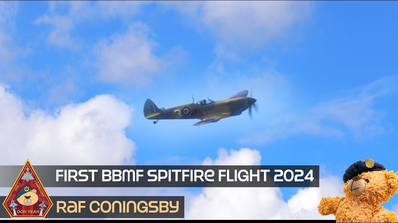 FIRST SPITFIRE Mk. IX SORTIE 2024 MK356 BATTLE OF BRITAIN MEMORIAL ...