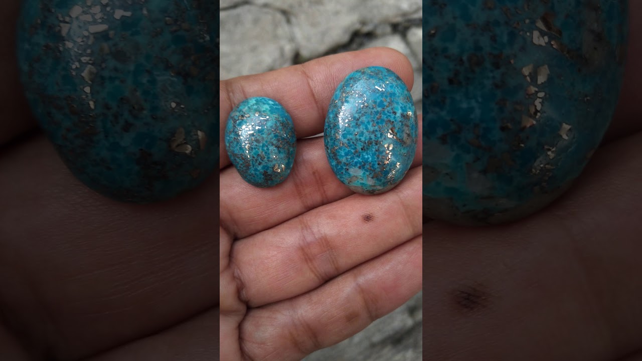 Natural persian turquoise - YouTube