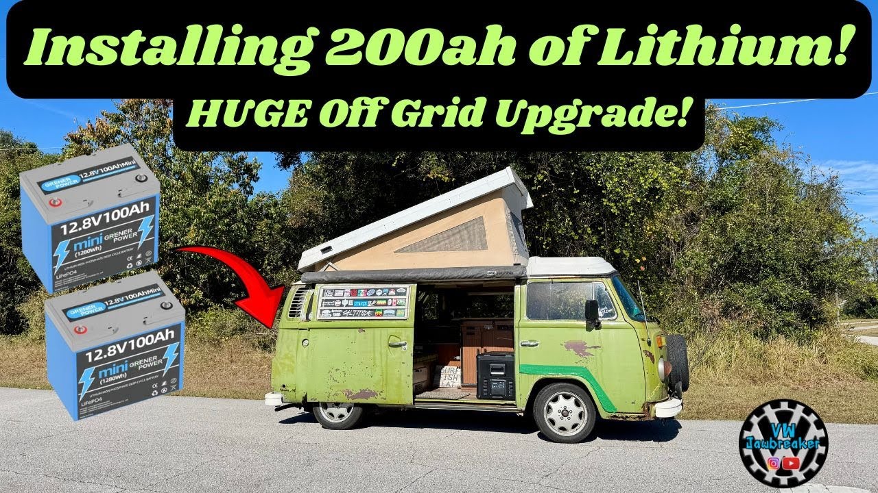 Upgrade Your Volkswagen Bus Solar With Lifepo4 Batteries From ...
