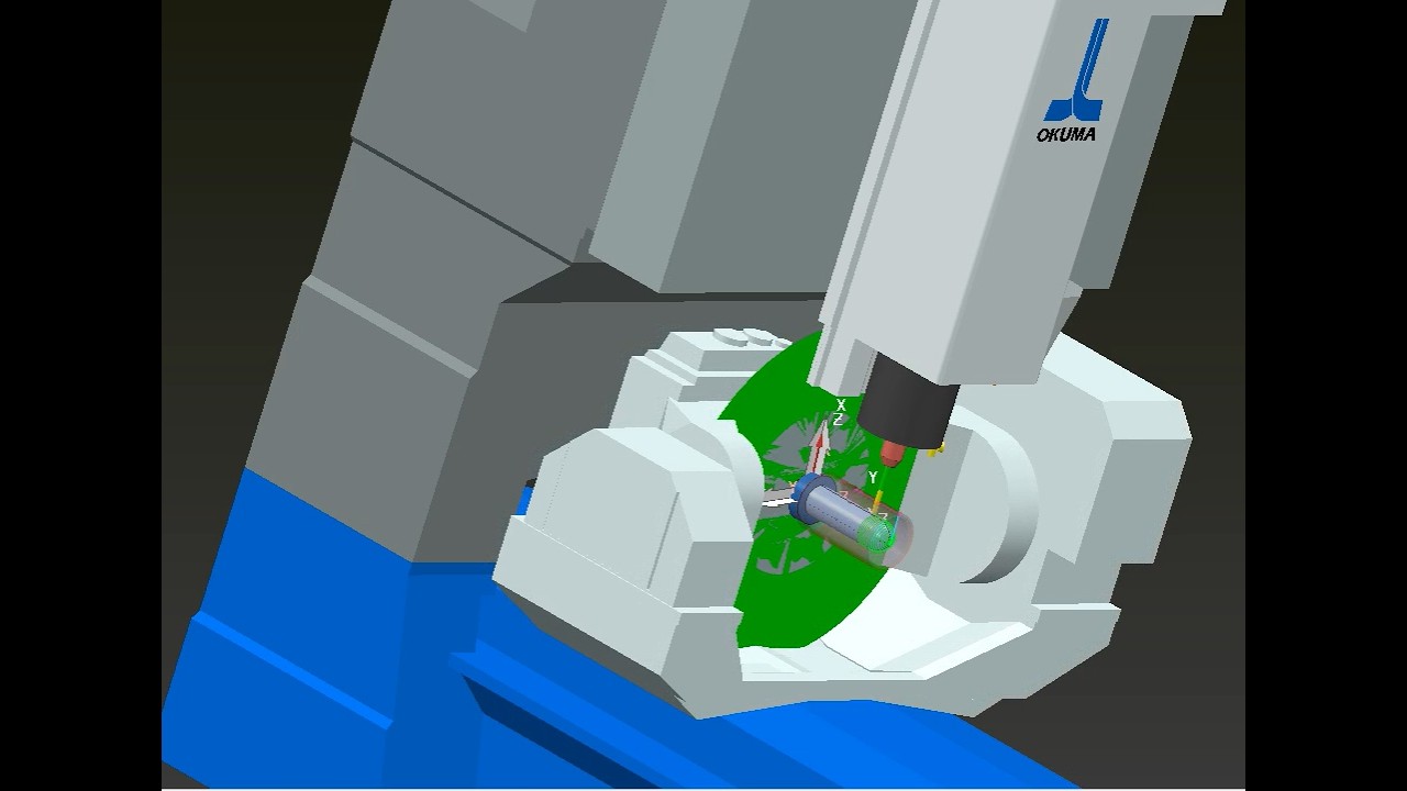 #7 tool axis limit Multi axis in power mill - YouTube