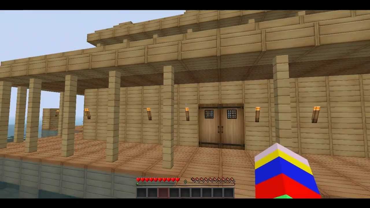 Amazing Tropical Home in Minecraft! - YouTube