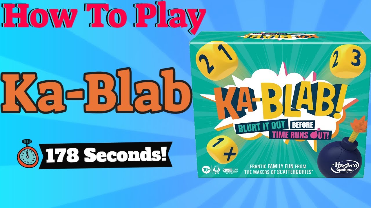 How To Play Ka-Blab! - YouTube