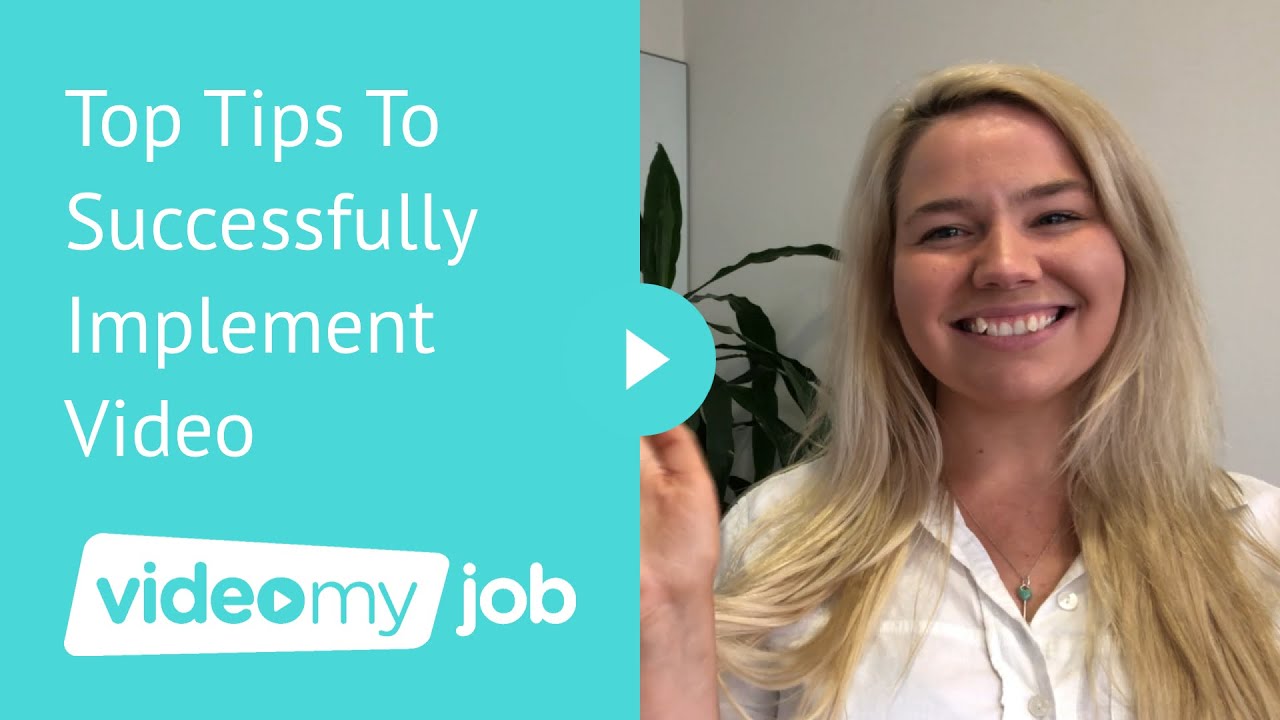 Top Tips To Successfully Implement Video - YouTube
