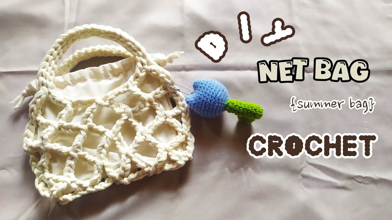 DIY NET BAG (Summer Bag) | Crochet | Tutorial | By Sura - YouTube