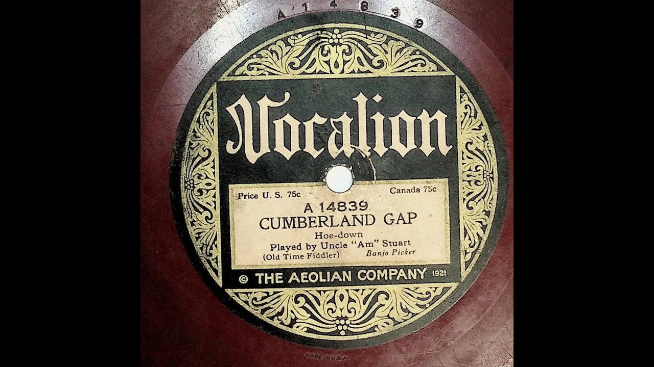 1924 Uncle Am Stuart Cumberland Gap Grey Eagle Prewar Country Red 78 ...
