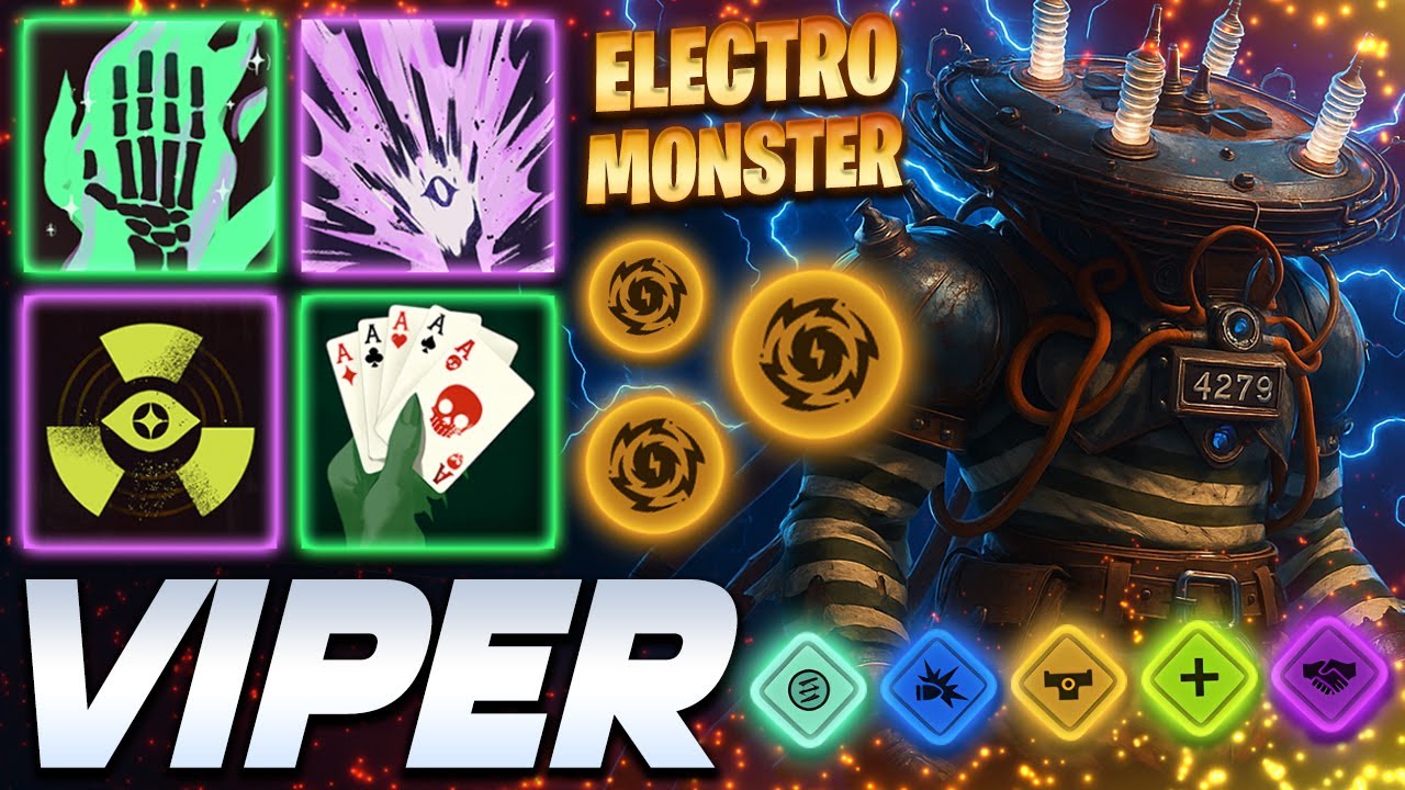 Viper Seven ELECTRO MONSTER - Deadlock Pro Gameplay & Guides [Watch ...