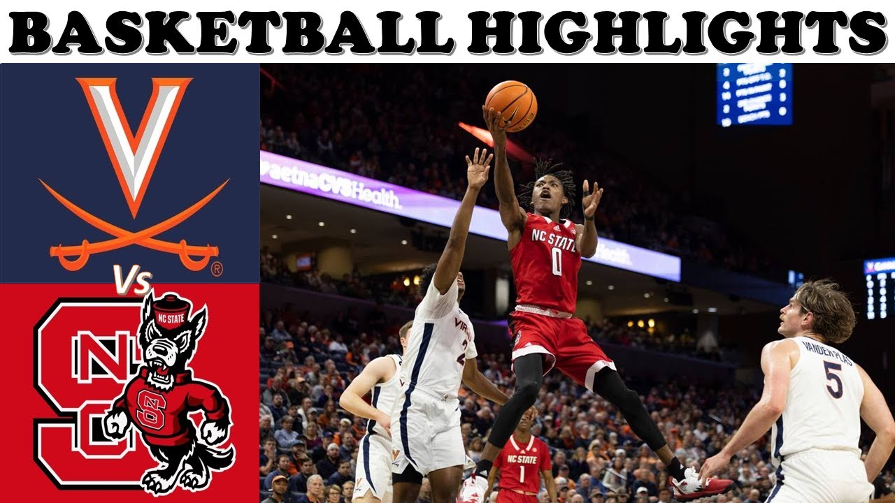ACC MEN’S BASKETBALL: NC State vs Virginia FULL GAME HIGHLIGHTS ...