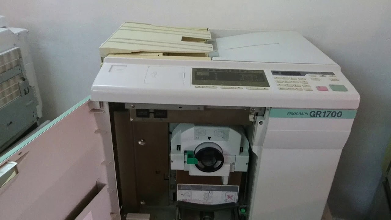 Riso GR1700 used for sale 29082017 - YouTube
