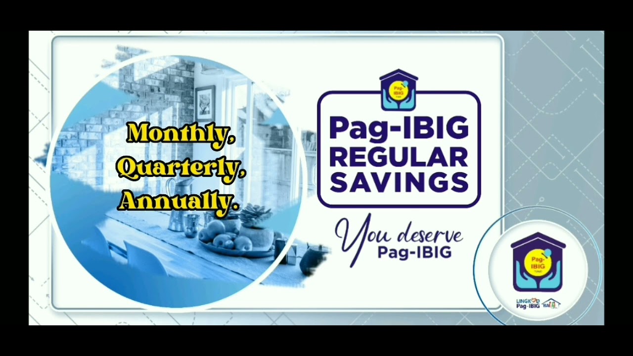 Pag-IBIG Regular Savings Benefits, #Savings Program - YouTube