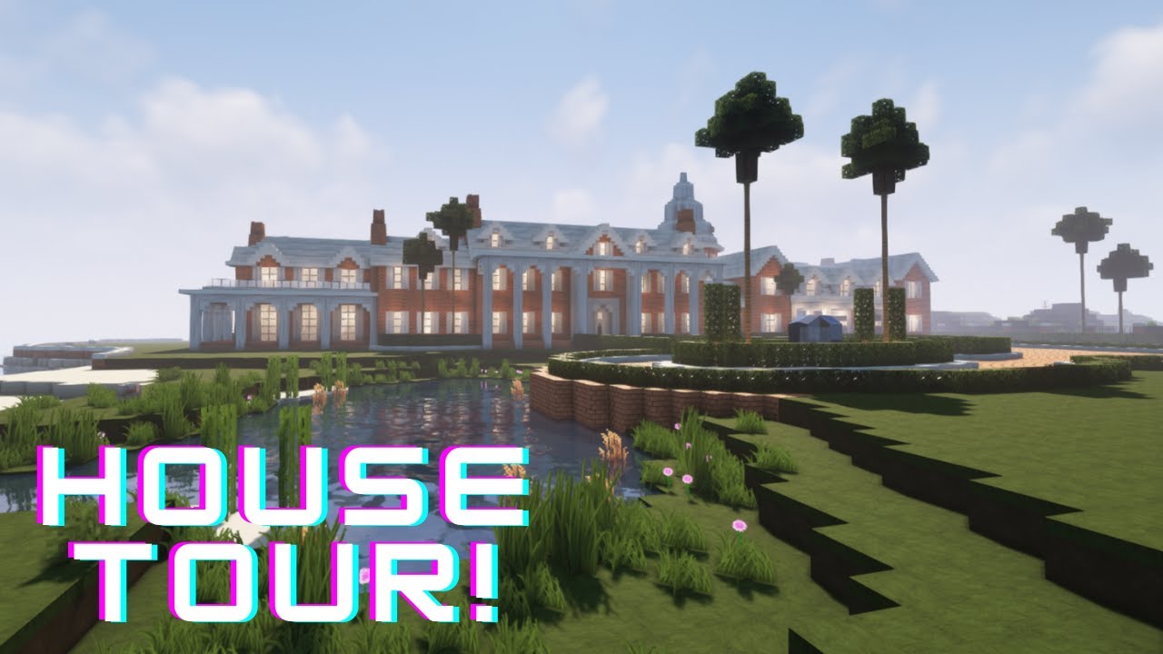 Minecraft Brick Mansion Tour! - Minecraft House Tour - YouTube