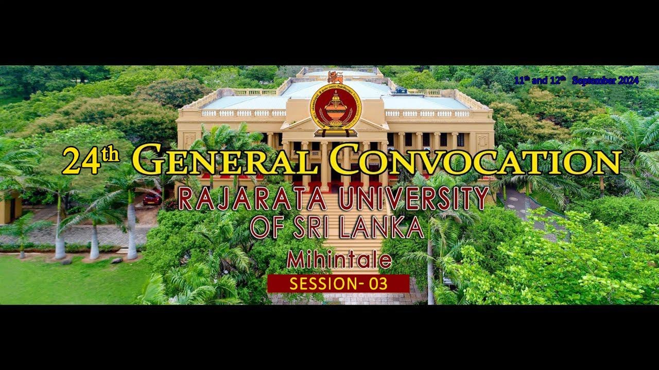 24th General Convocation 2023 - Session III - YouTube