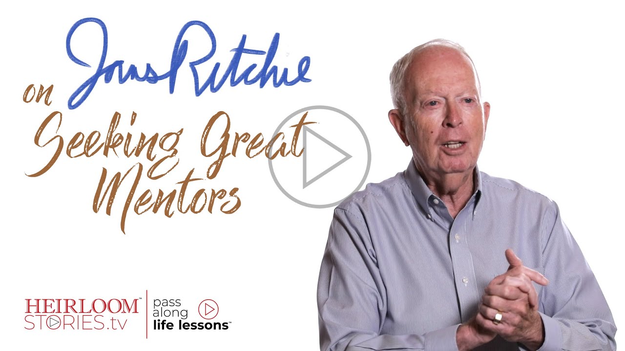 James Ritchie on Seeking Great Mentors - HeirloomStories.tv - YouTube