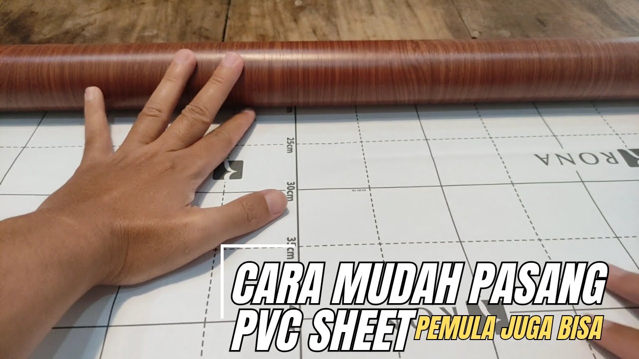 Unboxing dan pasang PVC sheet dengan cepat - YouTube