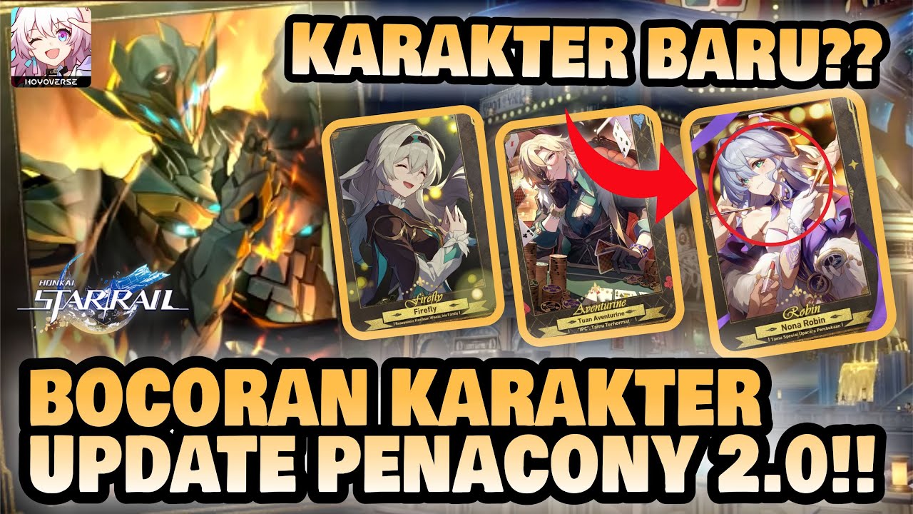 BOCORAN Karakter Penacony!! Update Penacony 2.0!! Full Waifu?? 😱 ...
