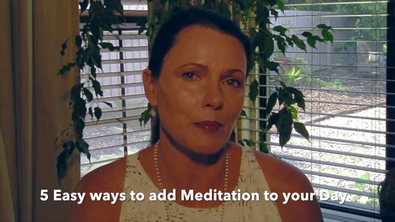 Kristen Eykel's 5 Easy Ways to Add Meditation to Your Day - YouTube