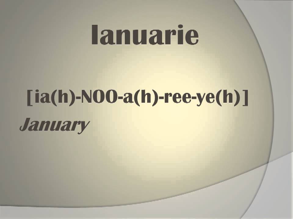 Learn Basic Romanian Lesson 8: The Days of the Week, the Seasons, and ...