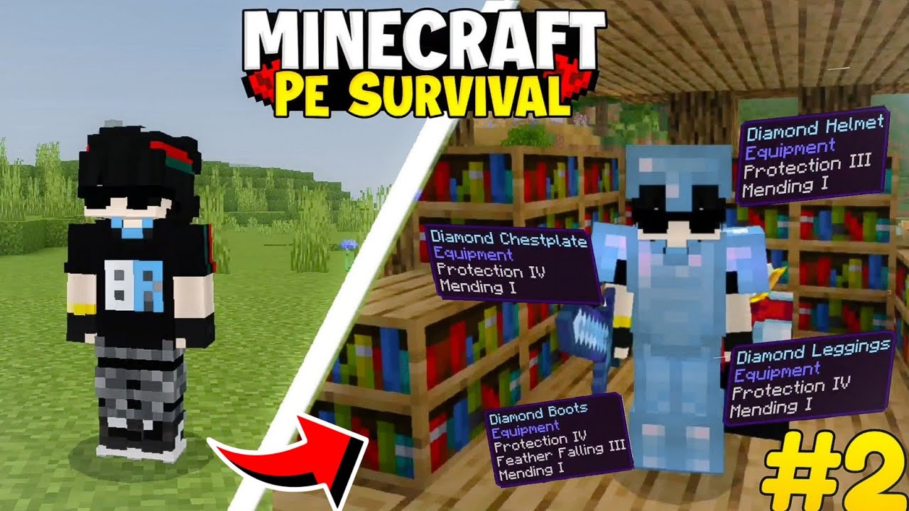 🤔 I make Full enchanted armour🥵 in minecraft survival || making ...