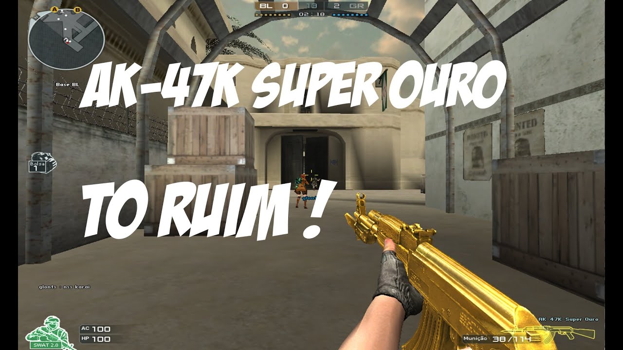 [CF/AL]Ak-47K Super Ouro Fiquei negativo ! ? - YouTube