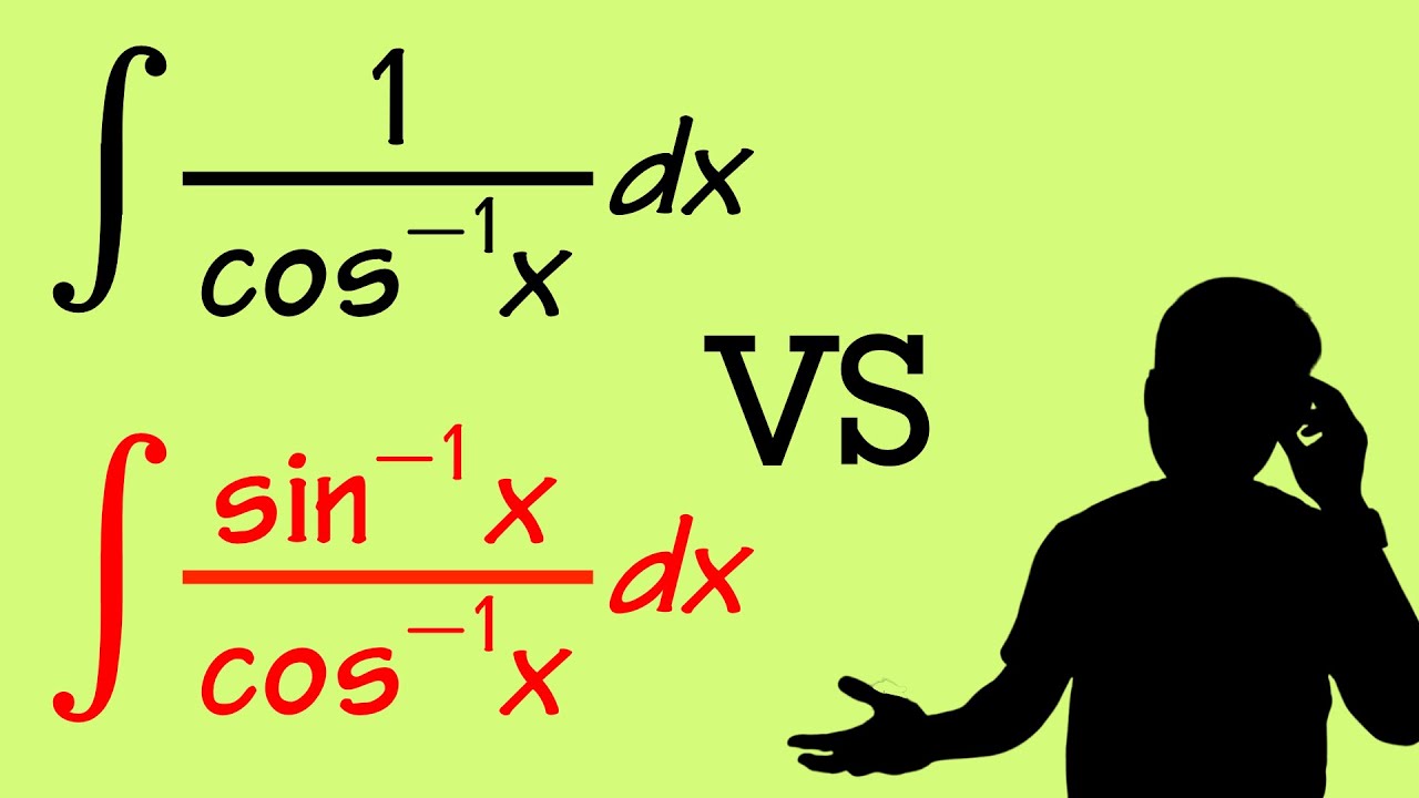 Integral Of 1 cos 1 x Integral Of Sin 1 x cos 1 x YouTube Integral Of 1 cos 1 x Integral Of Sin 1 x cos 1 x YouTube