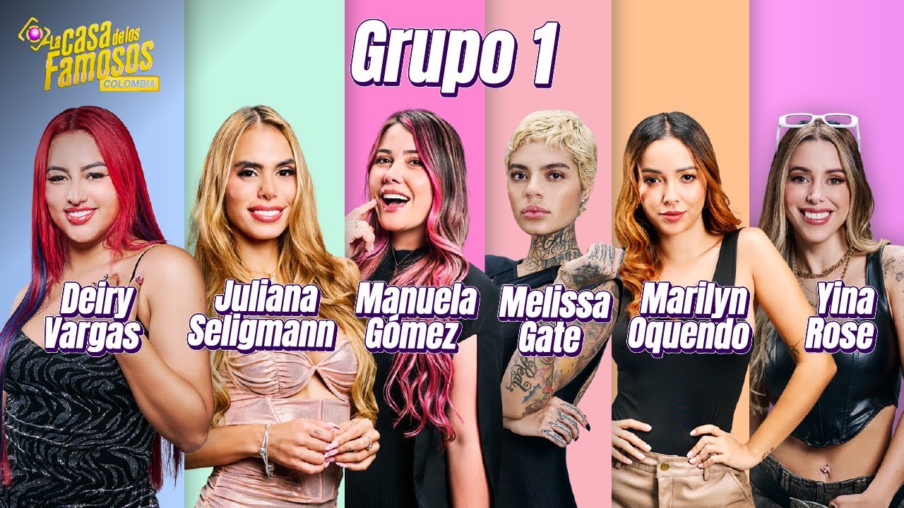 Conoce a las 6 aspirantes del grupo 1 a la Casa de los Famosos Colombia ...