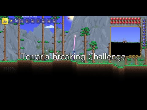 Terraria breaking challenge -2- - YouTube