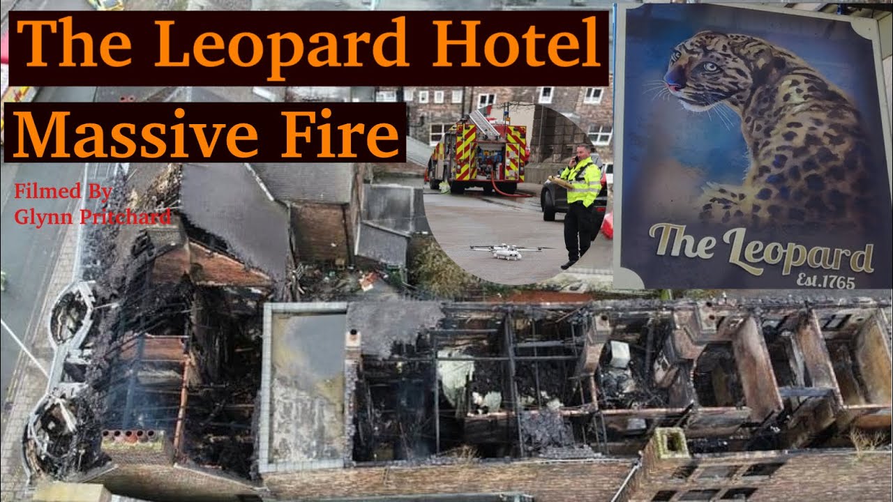 BIG FIRE AT THE LEOPARD HOTEL IN BURSLEM - YouTube