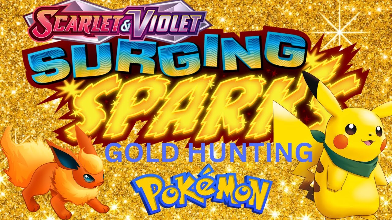 Pokemon Surging Sparks GOLD hunting Pikachu - YouTube