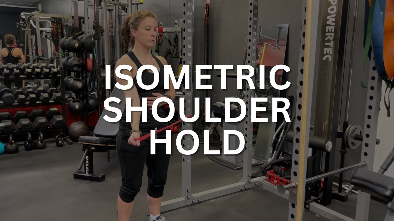 Supraspinatus Isometric hold - YouTube