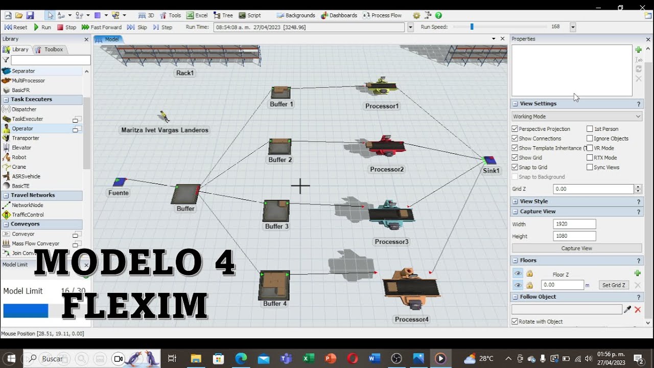 MODELO 4 DE FLEXIM-CURSO BASICO SIMULACION - YouTube